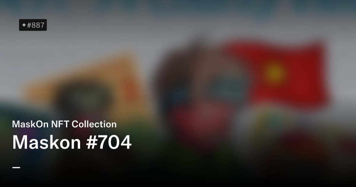 Maskon #704 - MaskOn NFT Collection | OpenSea
