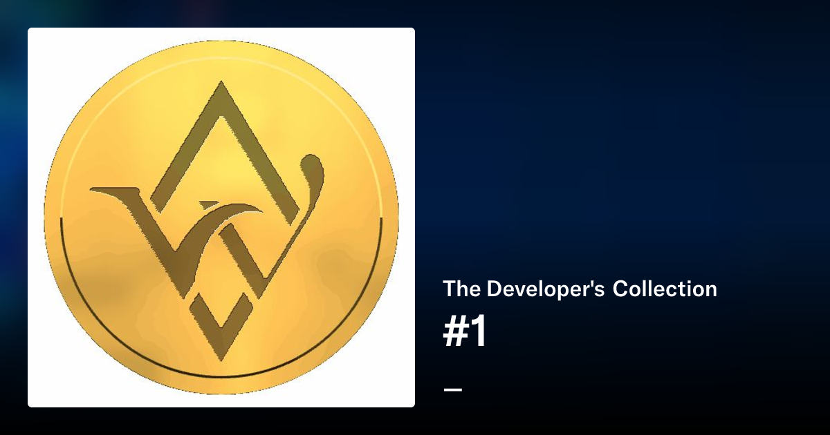 #1 - The Developer's Collection | OpenSea