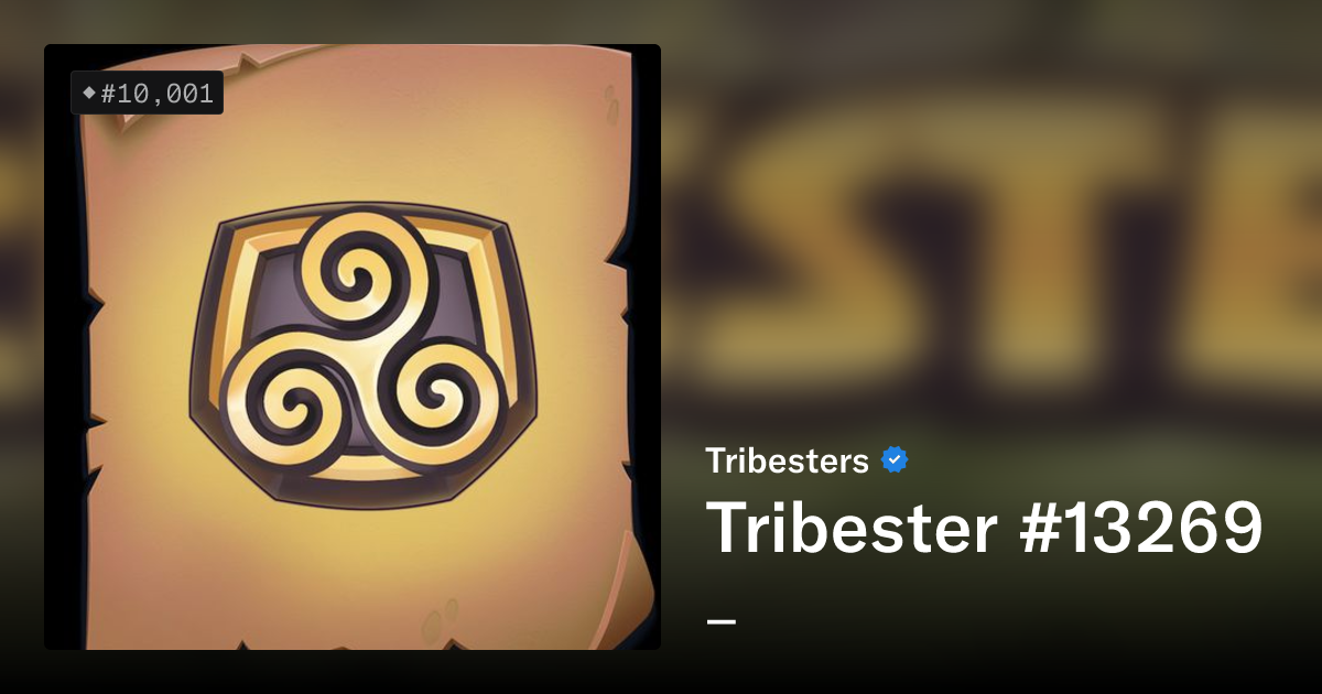 Tribester #13269 - Tribesters | OpenSea