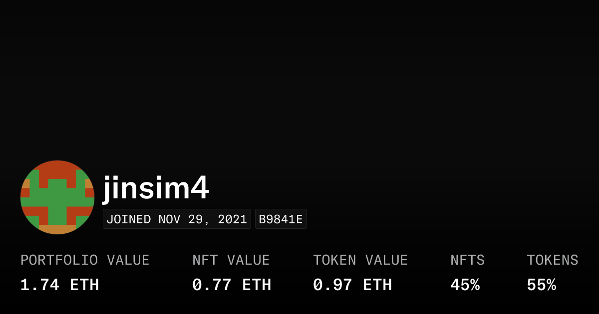 jinsim4 - Profile | OpenSea