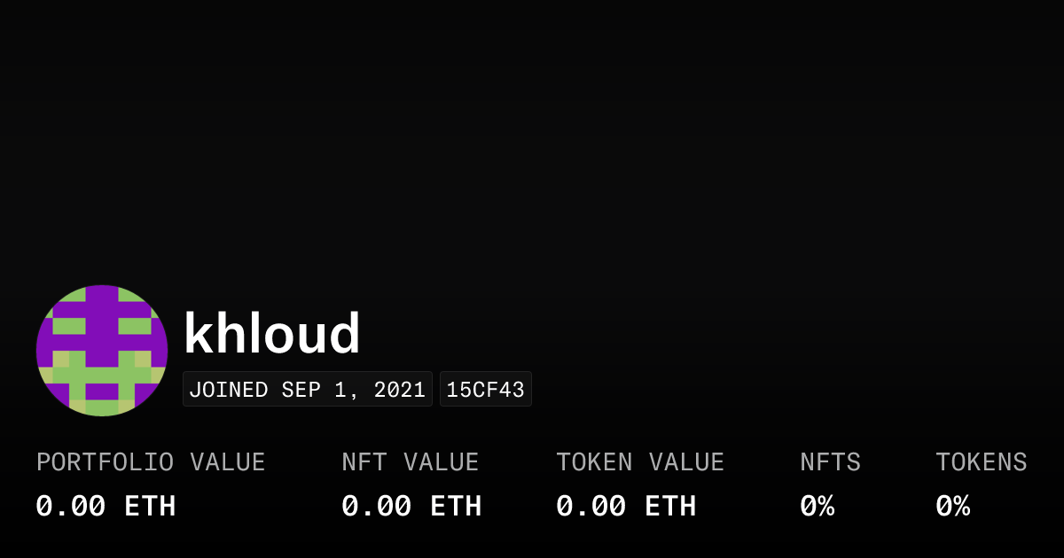 khloud - Profile | OpenSea