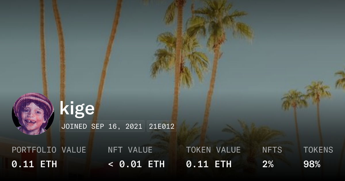 kige - Profile | OpenSea