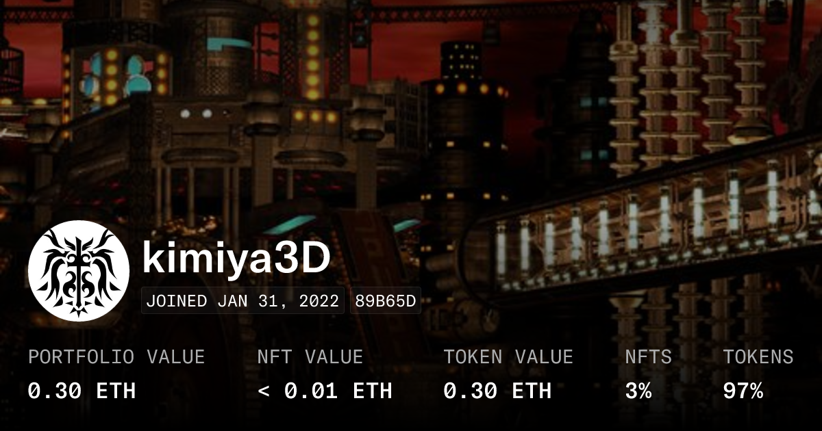 kimiya3D - Profile | OpenSea