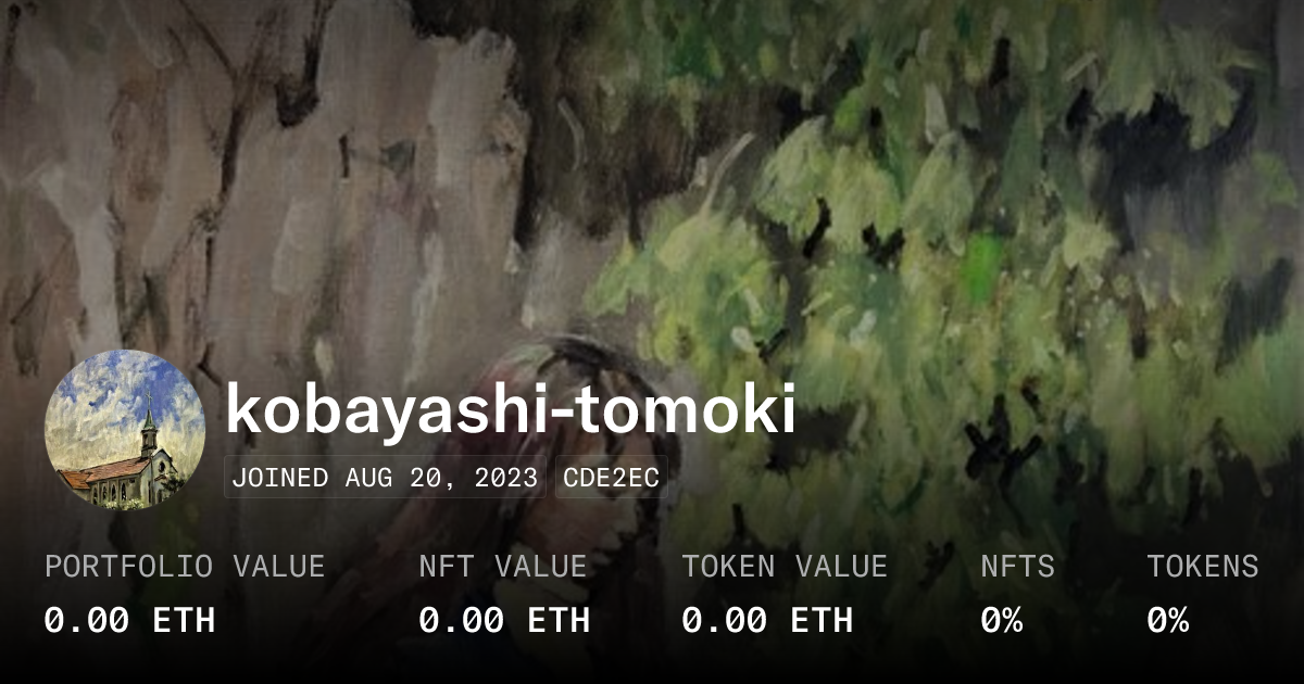 kobayashi-tomoki - Profile | OpenSea