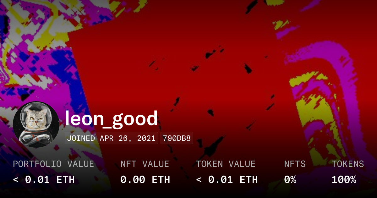 leon_good - Profile | OpenSea