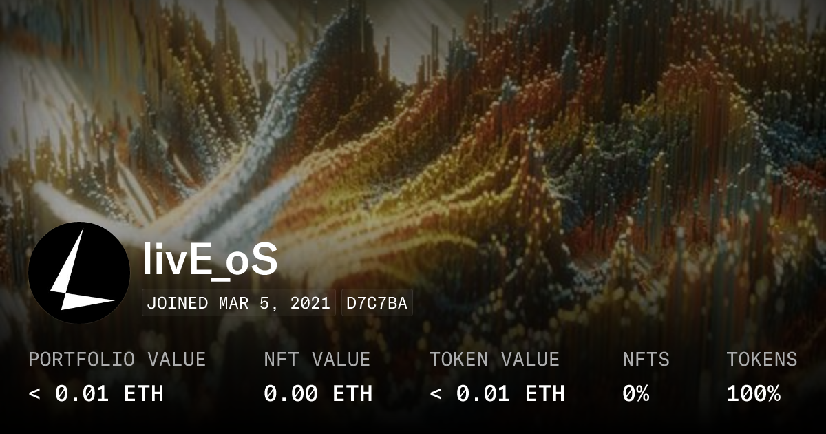 livE_oS - Profile | OpenSea