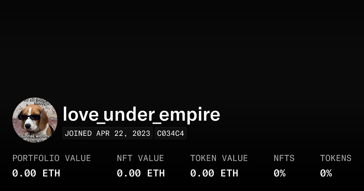love_under_empire - Profile | OpenSea