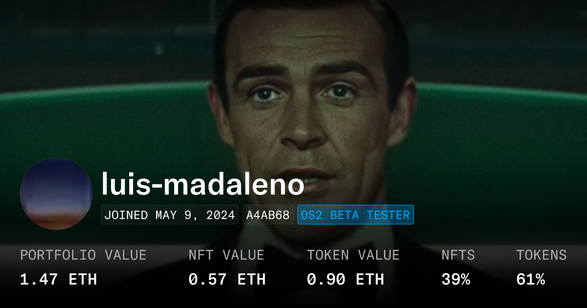 luis-madaleno - Profile | OpenSea