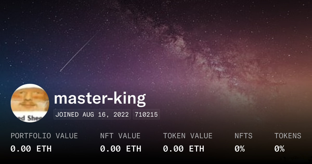 master-king - Profile | OpenSea