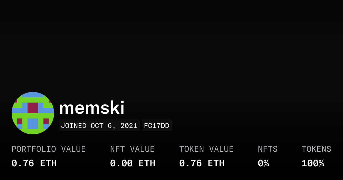 memski - Profile | OpenSea