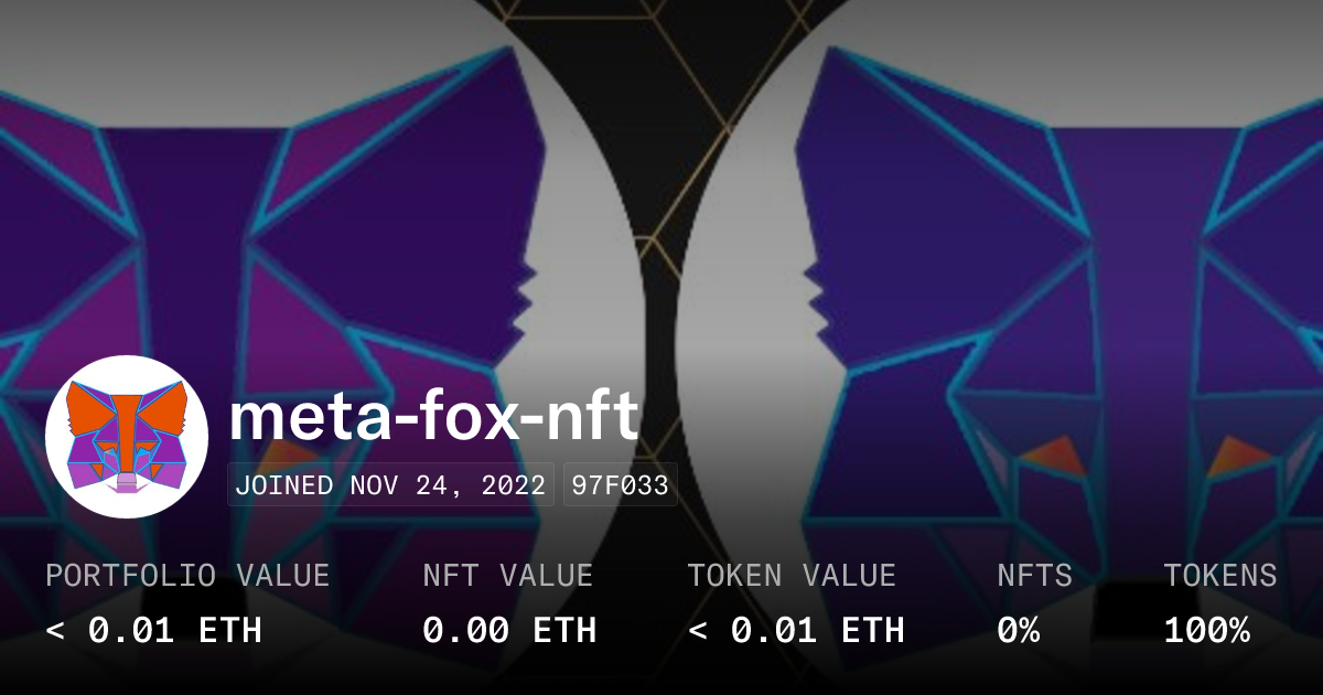 meta-fox-nft - Profile | OpenSea