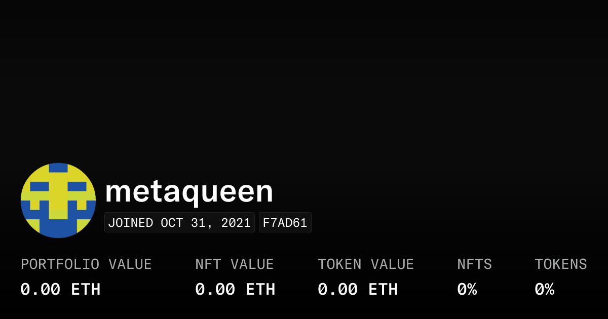 metaqueen - Profile | OpenSea