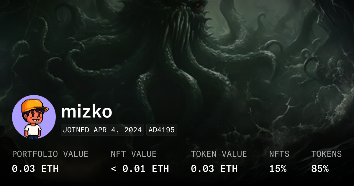 mizko - Profile | OpenSea