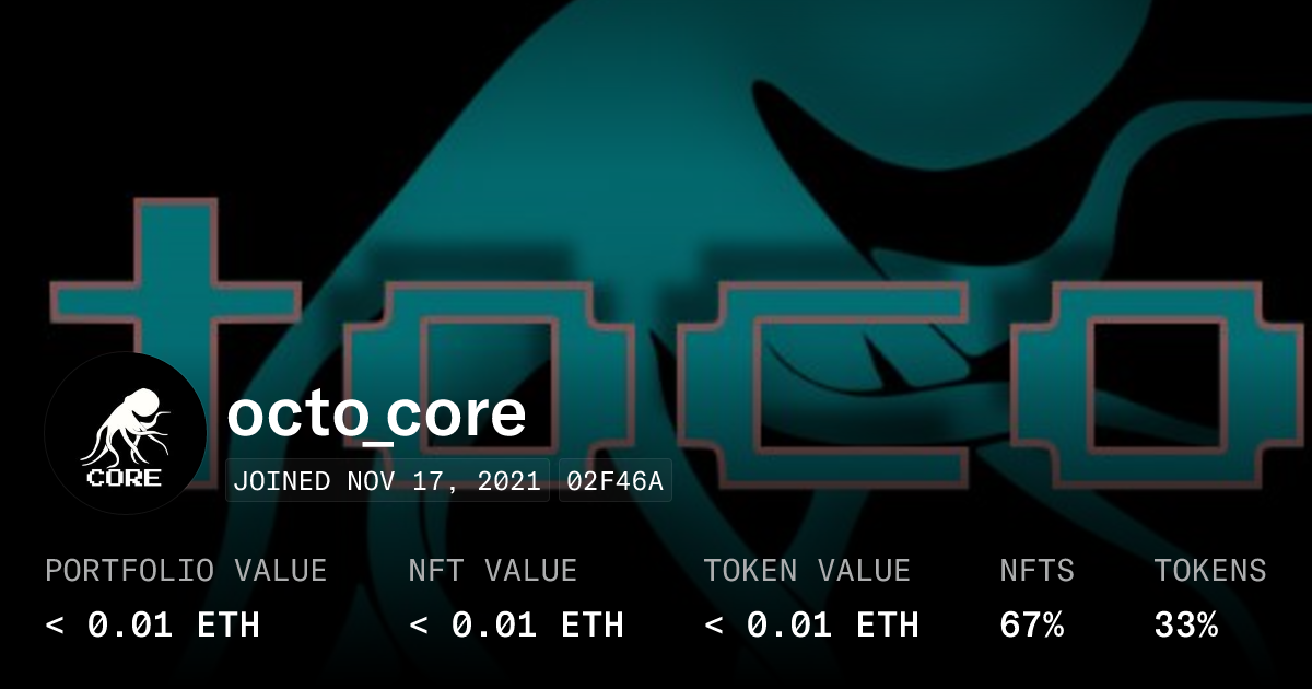 octo_core - Profile | OpenSea