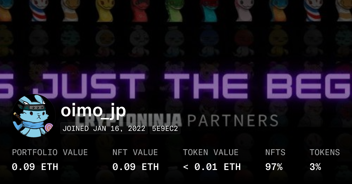 oimo_jp - Profile | OpenSea