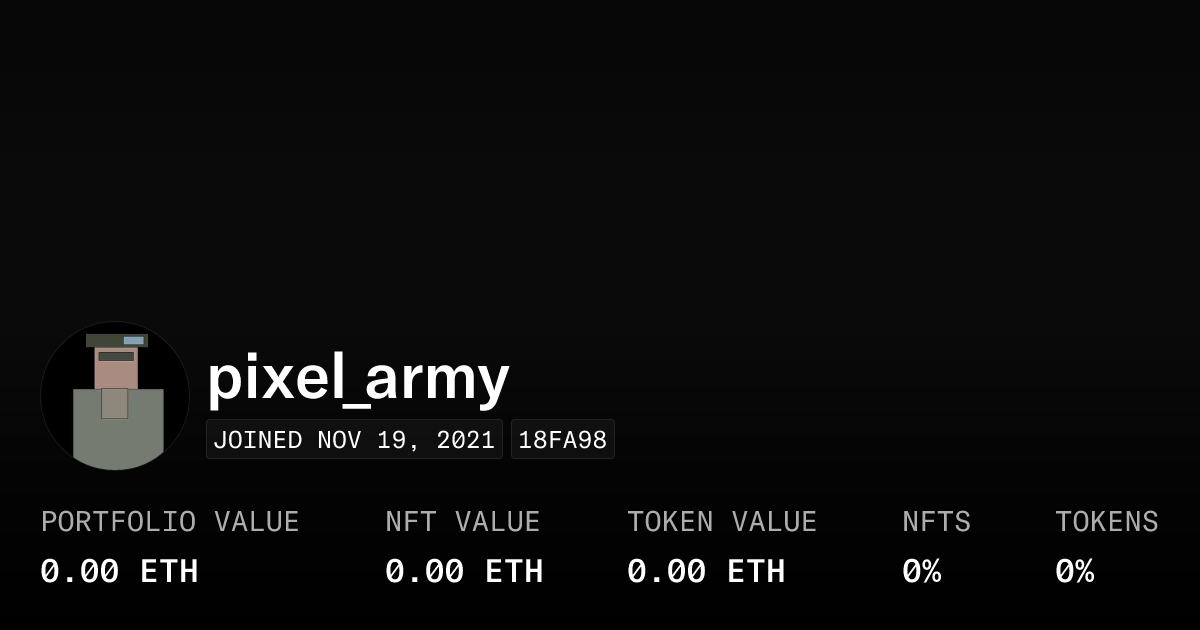 pixel_army - Profile | OpenSea