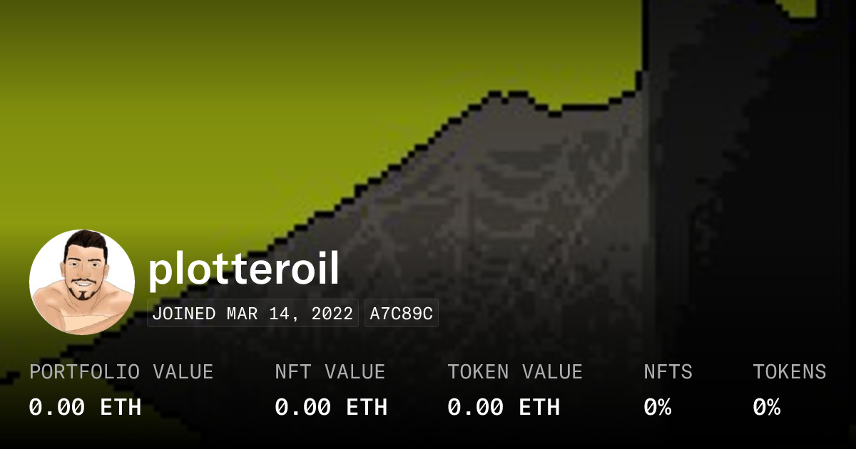 plotteroil - Profile | OpenSea