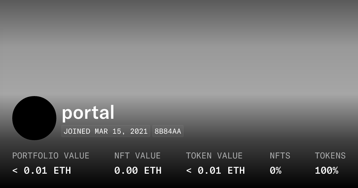 portal - Perfil | OpenSea