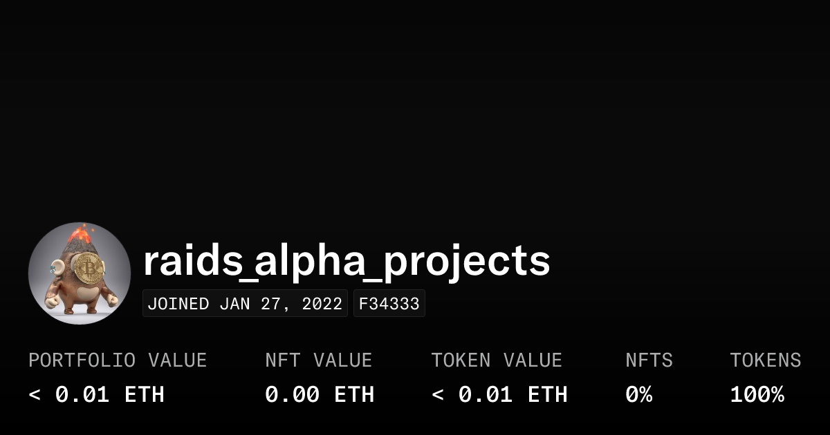 raids_alpha_projects - Profile | OpenSea