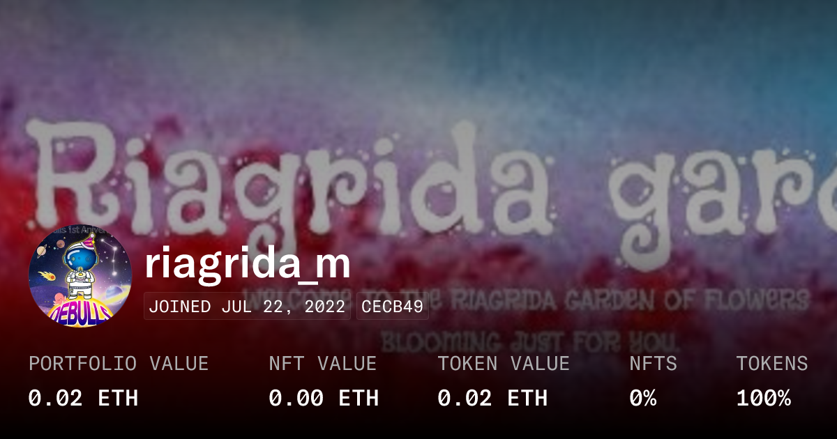 riagrida_m - Profile | OpenSea
