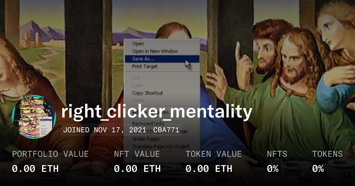 right_clicker_mentality - Profile | OpenSea