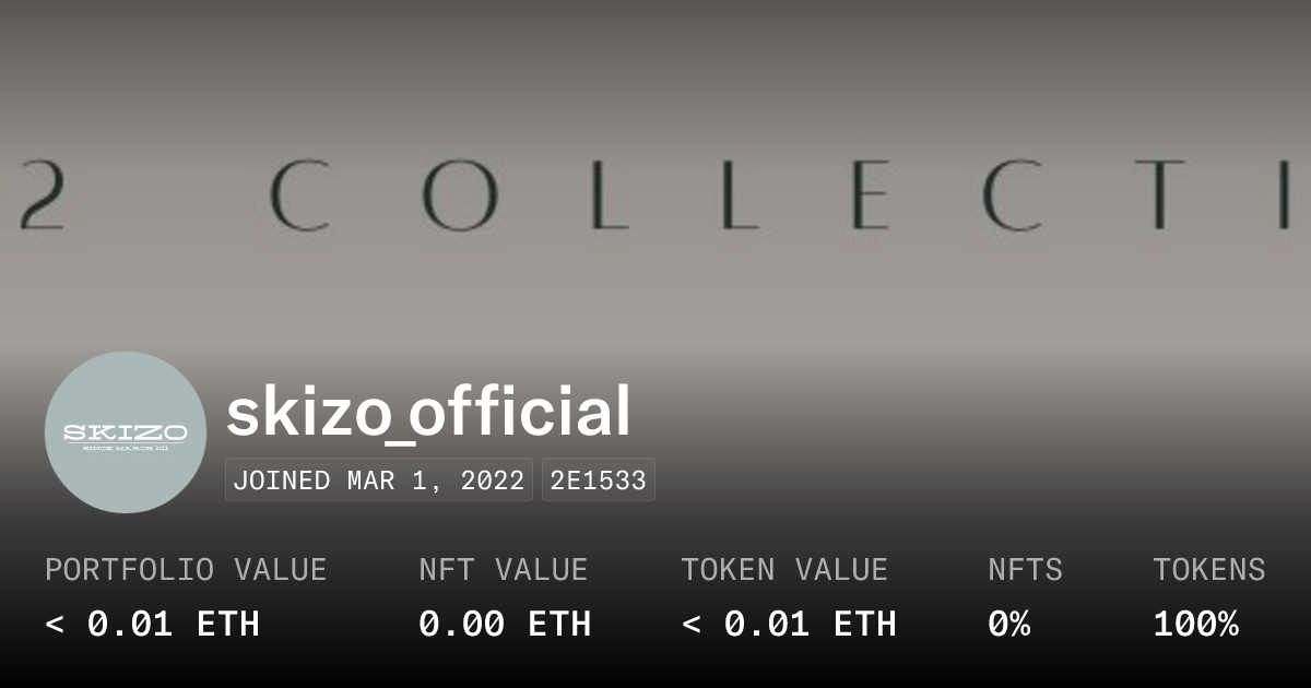 skizo_official - Profile | OpenSea