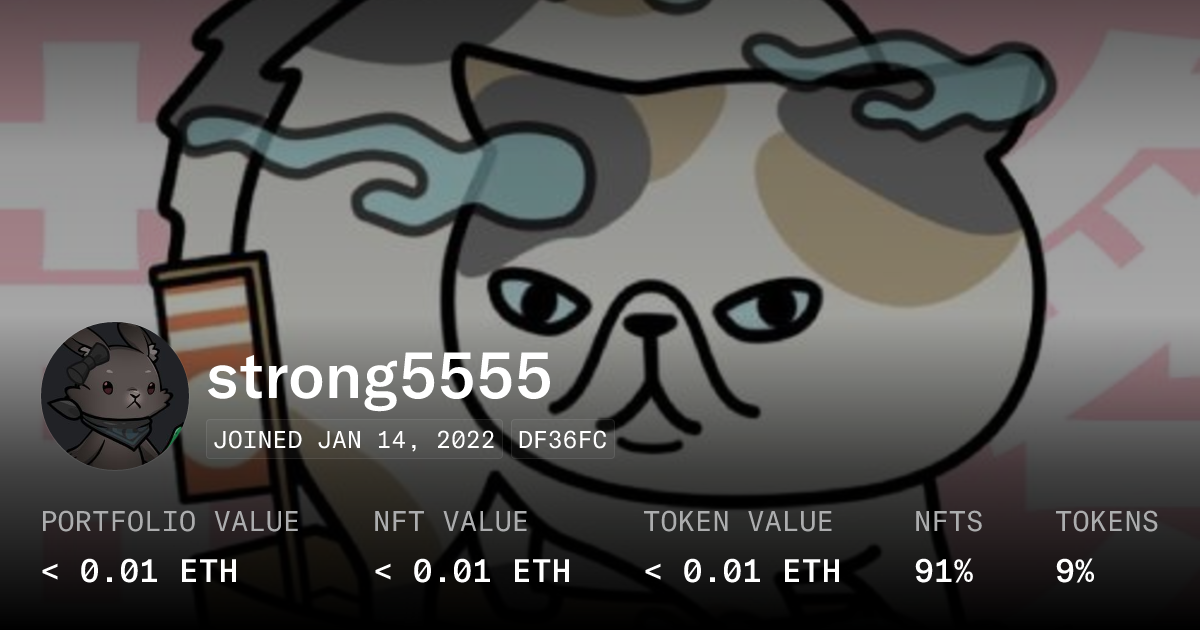 strong5555 - Profile | OpenSea