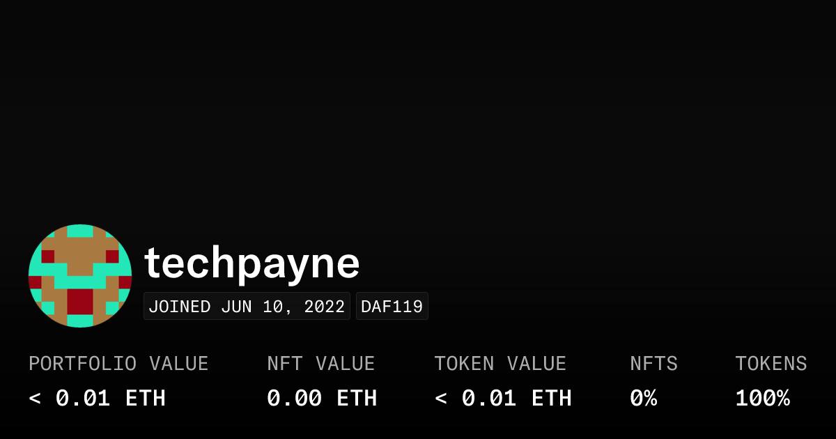 techpayne - Profile | OpenSea