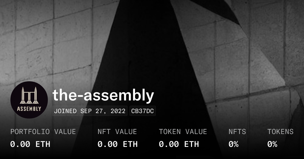 the-assembly - Profile | OpenSea