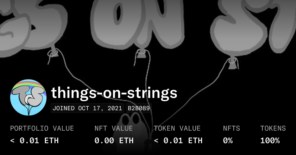 things-on-strings - Profile | OpenSea