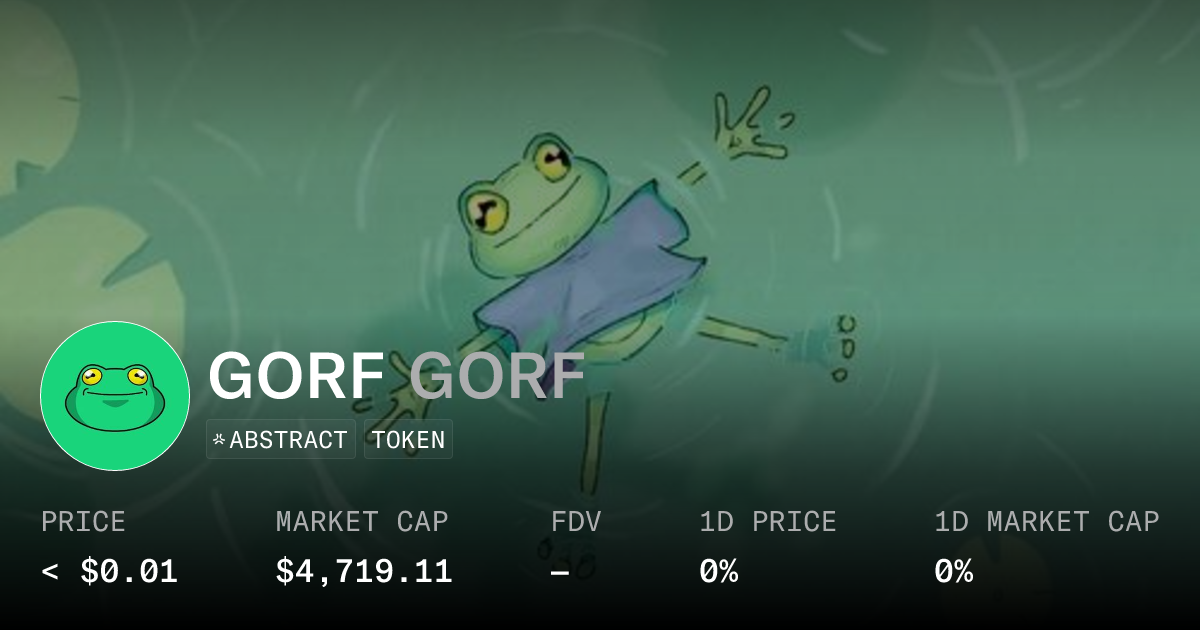 GORF (GORF) - Token | OpenSea