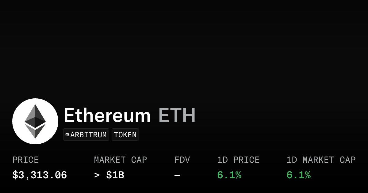 Ethereum (ETH) - 代币 | OpenSea