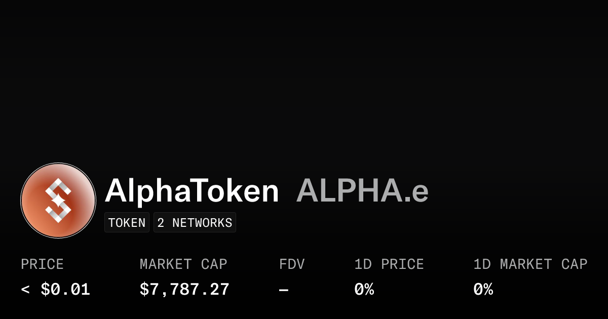 Stella (ALPHA.e) - Token | OpenSea