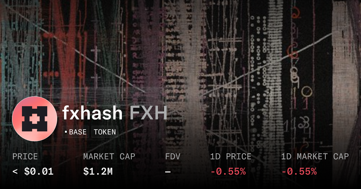 fxhash (FXH) - Token | OpenSea