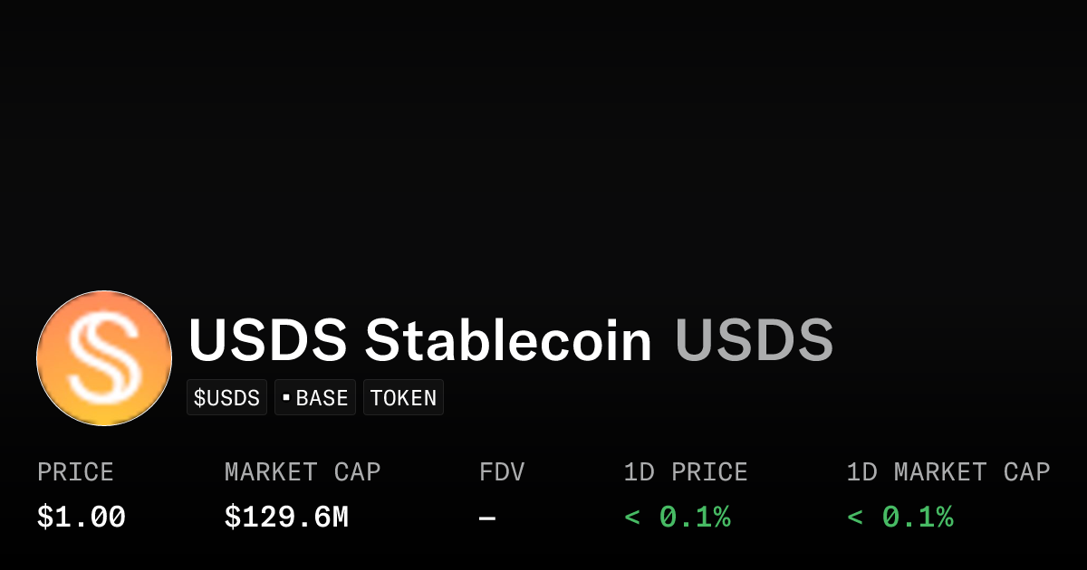 USDS (USDS) - Token | OpenSea