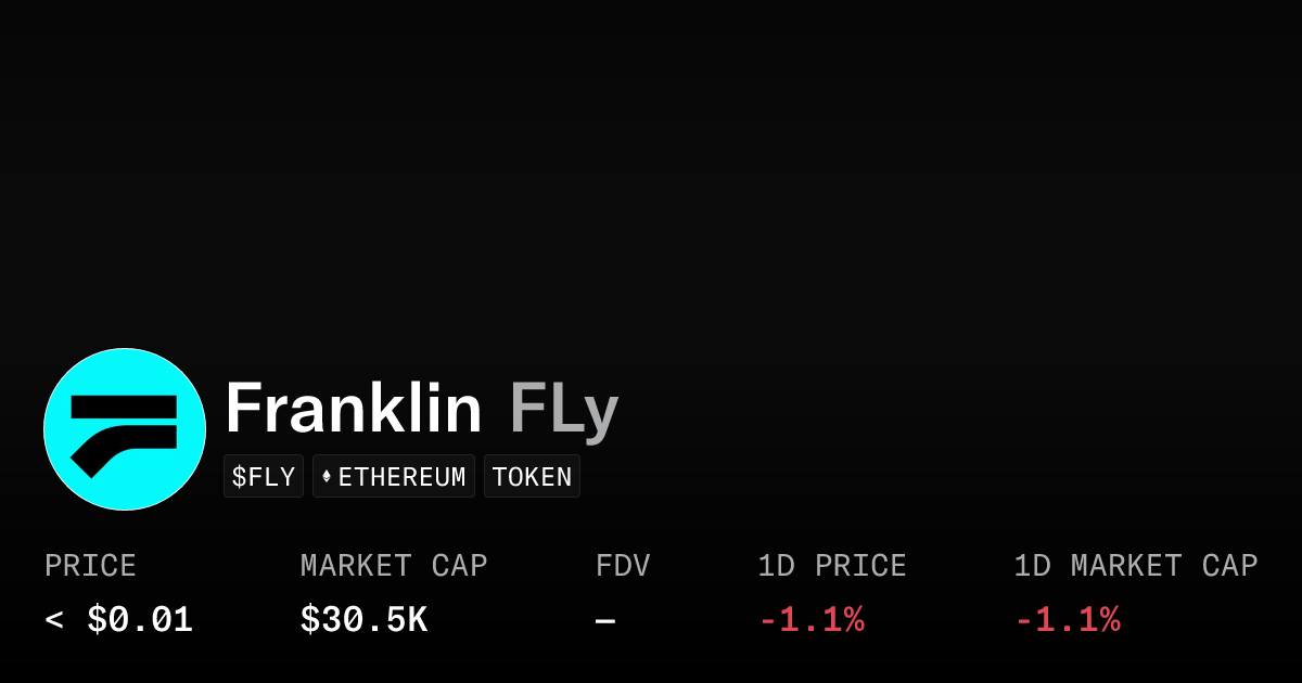 Franklin (FLy) - Token | OpenSea