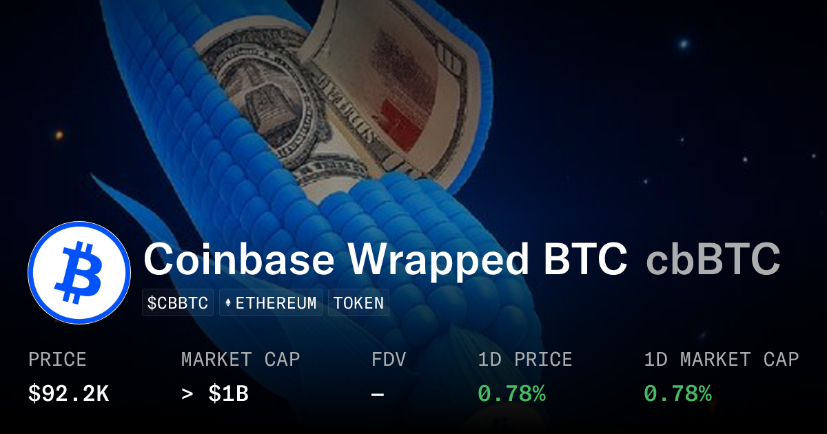 Coinbase Wrapped BTC (cbBTC) - Token | OpenSea