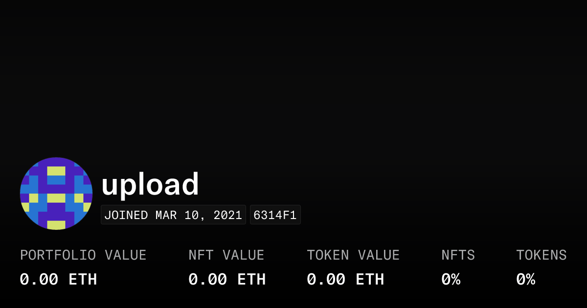 upload - Profile | OpenSea