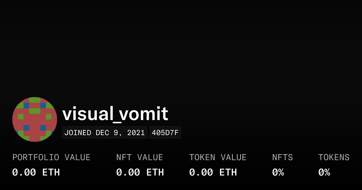 visual_vomit - Profile | OpenSea