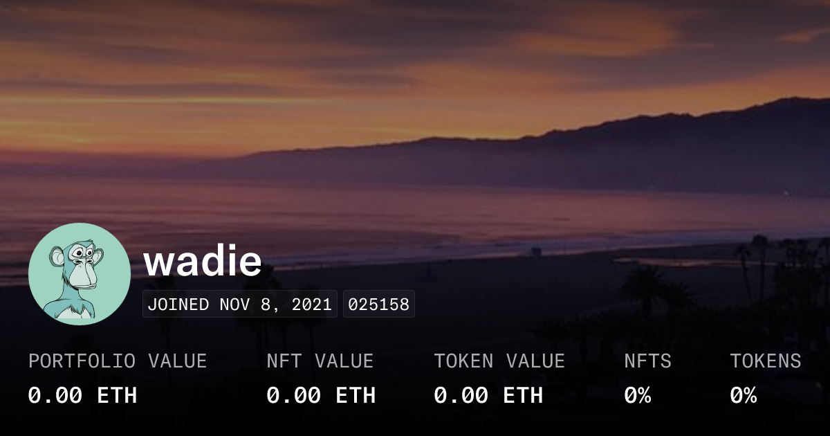 wadie - Profile | OpenSea