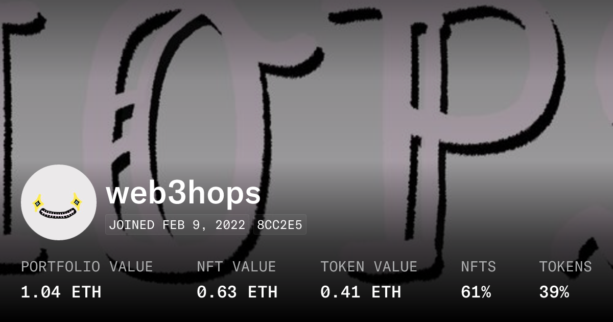 web3hops - Profile | OpenSea