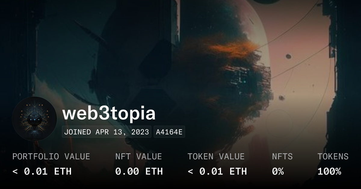 web3topia - Profile | OpenSea