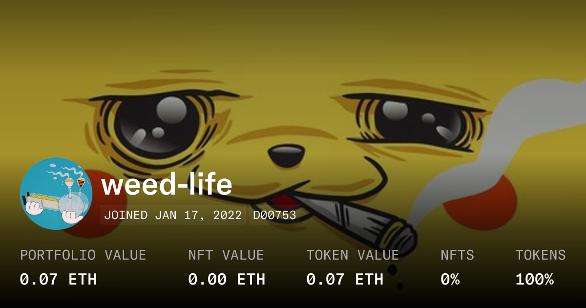 weed-life - Perfil | OpenSea