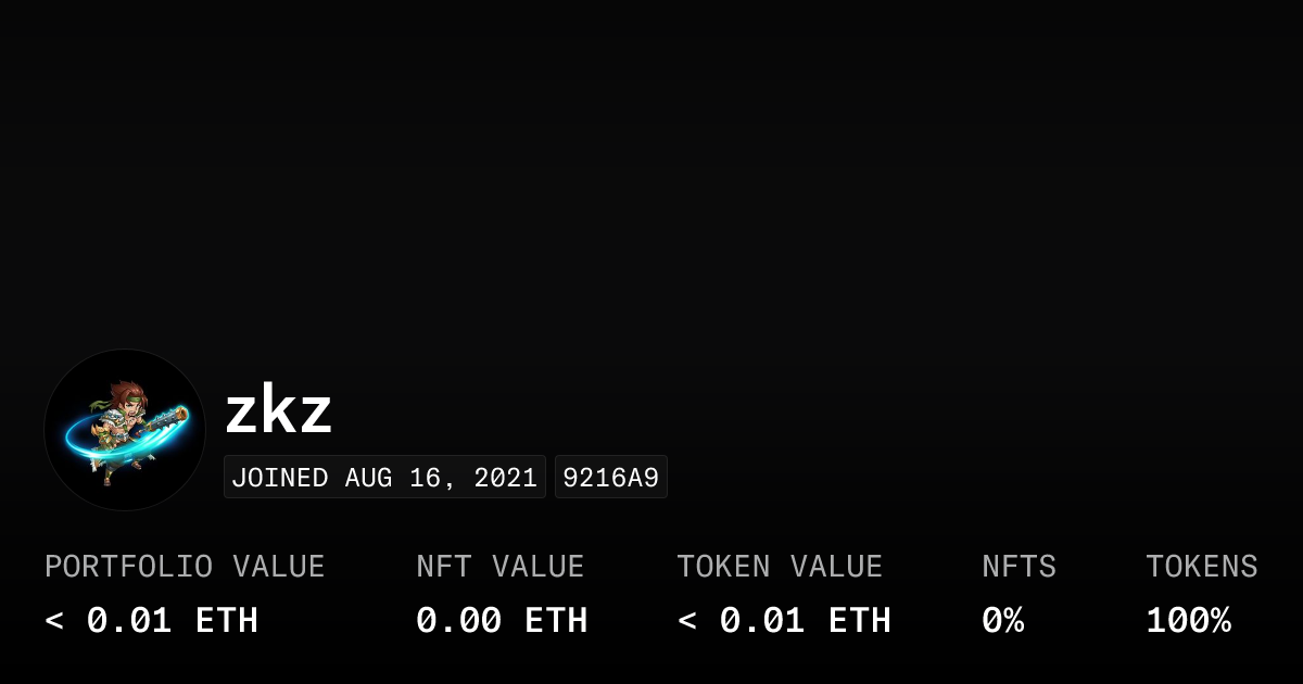 zkz - Profile | OpenSea